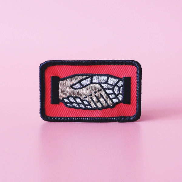 Handshake Patch - All For Our Country
