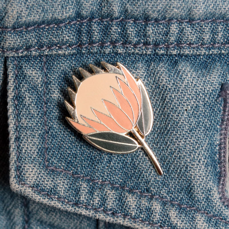 Protea Pin - All For Our Country